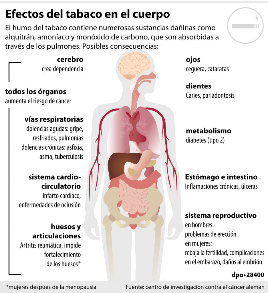 Efectos del tabaco en el cuerpo - Z 101 Digital